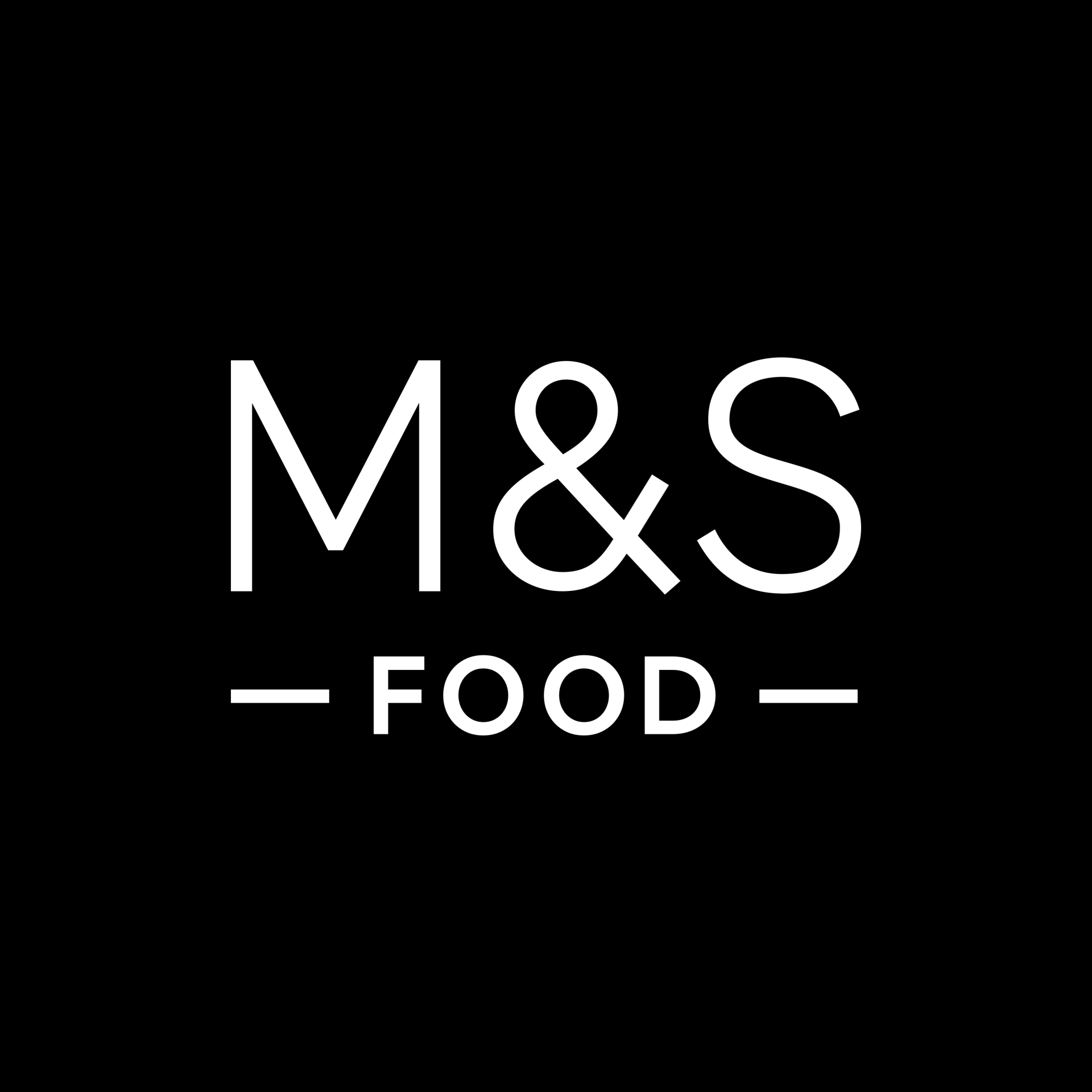 M S Food Logo Blk Plaque Marks Spencer m-s-food-logo-blk-plaque-marks-spencer